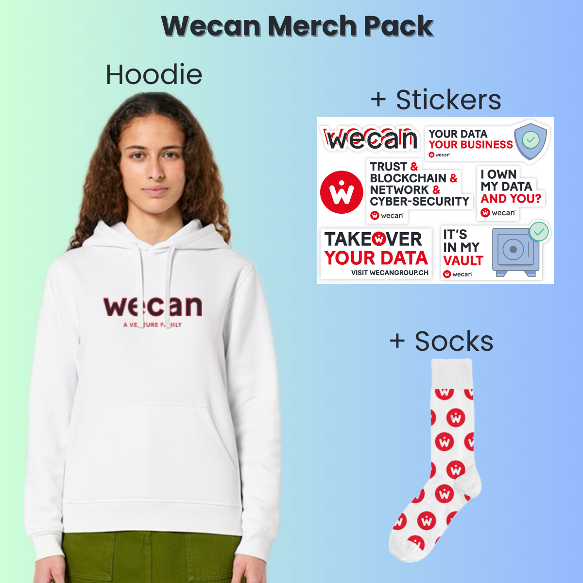 Wecan Merch Pack is available for limited time only